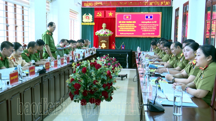 Điện Biên and Lao districts sign 2025 border security agreement